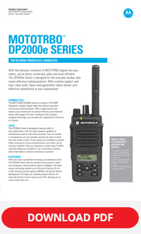 MOTOTRBO DP2600e Digital Two-Way Radio | Audiolink